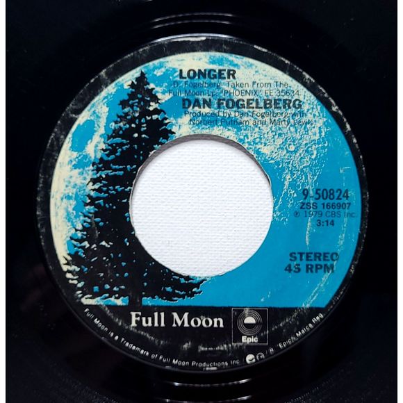 Full Moon | Media | Dan Fogelberg Vinyl 45 Longer Along The Road On ...